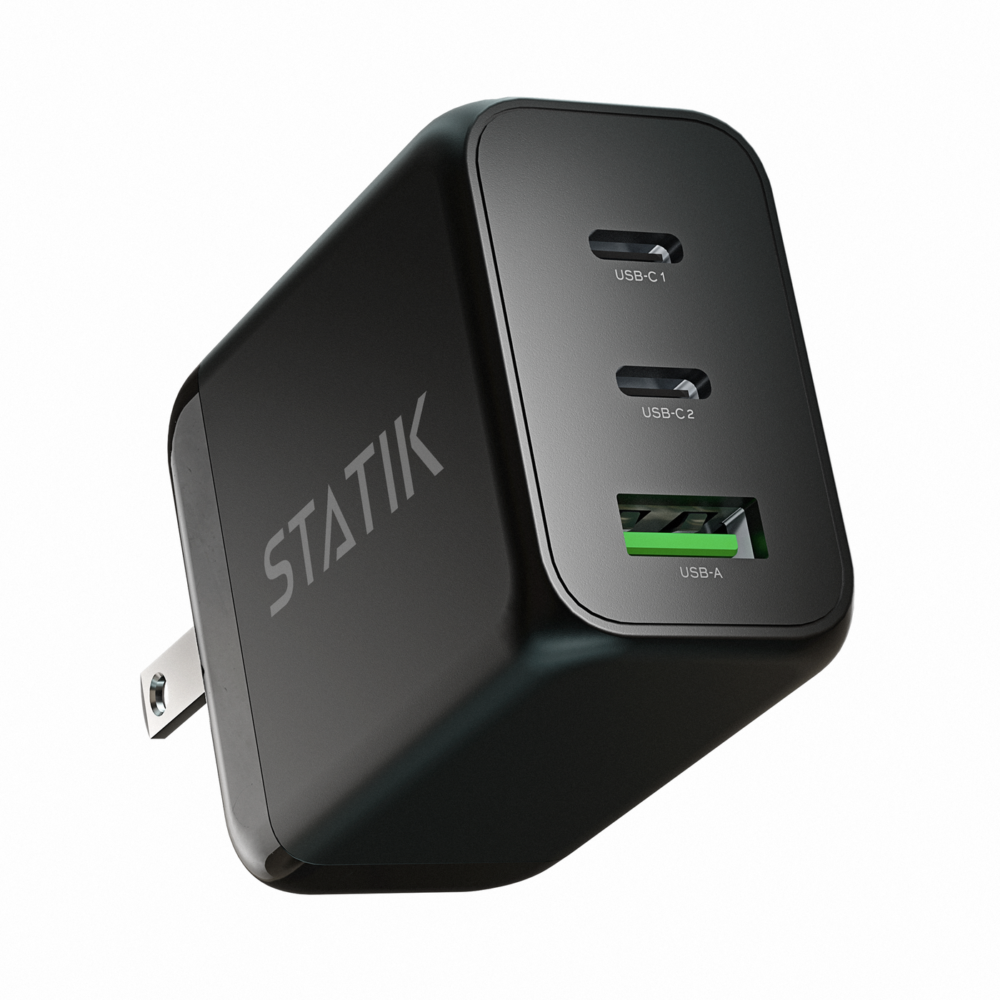 65W GaN Power Adapter | Universal 3 Ports Wall Charger