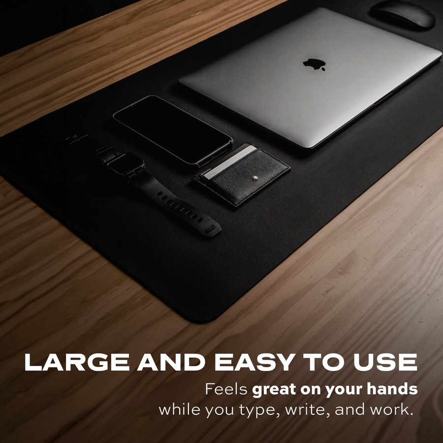TaskPad™ Leather | XL Double-Sided Mouse Pad