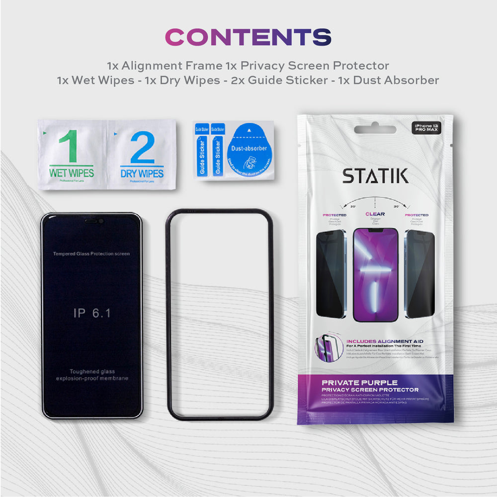 Private Purple™ | Screen Protector & Privacy Screen